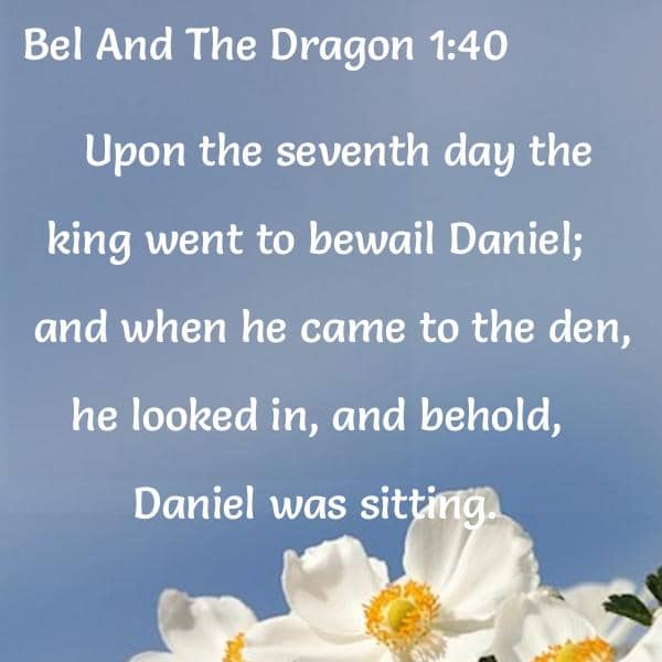 Apocrypha And Bel The Dragon